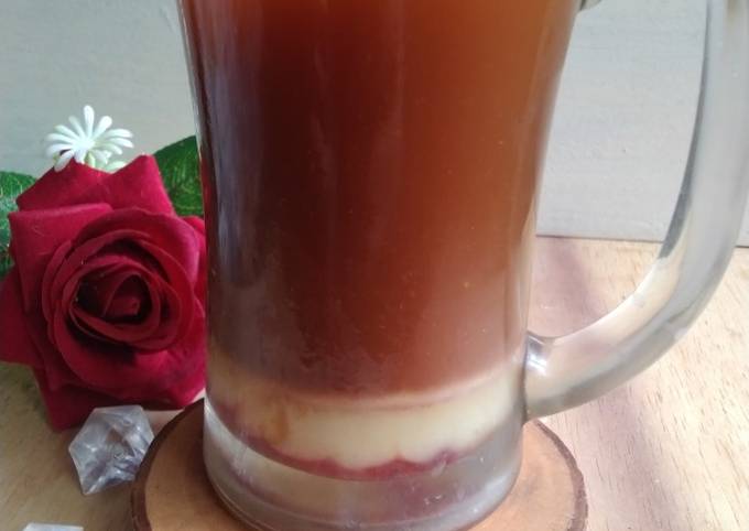 Resep Es Kopi Susu Mawar oleh Melyni - Cookpad