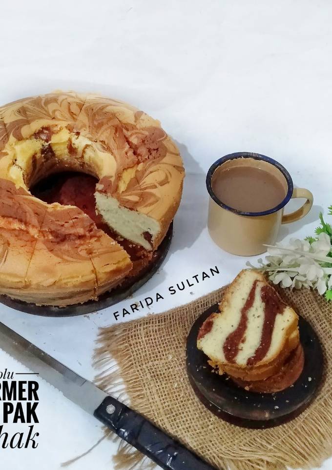 Resep Bolu Marmer Ala Pak Sahak oleh farida Sulthan 🇮🇩 (IG. Malika02782) - Cookpad