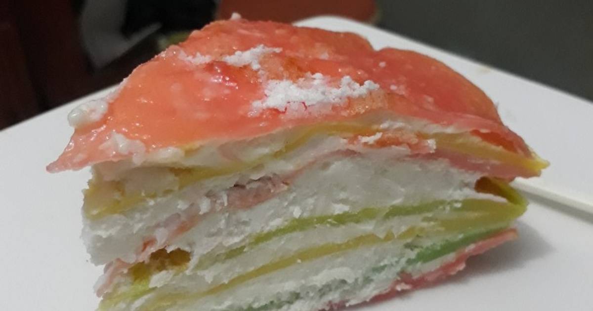 88 resep pelangi mile crepe enak dan mudah - Cookpad