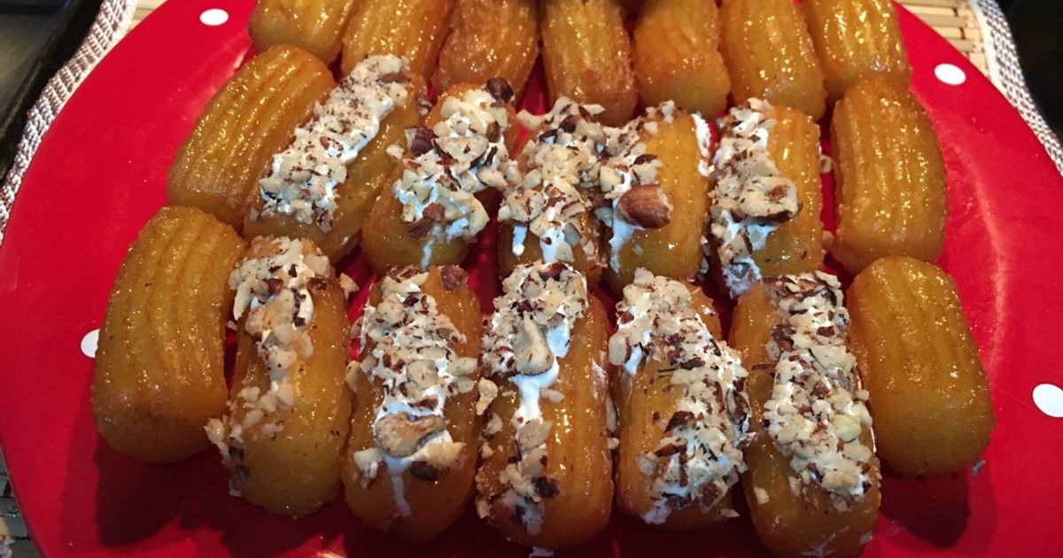Balah El Sham With Cream And Nuts Recipe By Chef.Nermeen Kamal Eldin ...