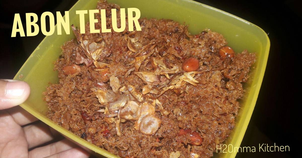 Resep Abon Telur ala H2Omma oleh H2Omma Kitchen - Cookpad