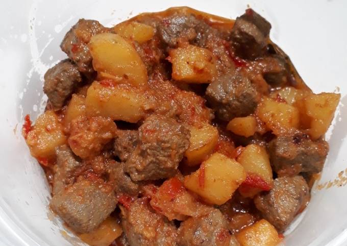 Resep Sambal goreng ati sapi oleh Wiji Lestari - Cookpad