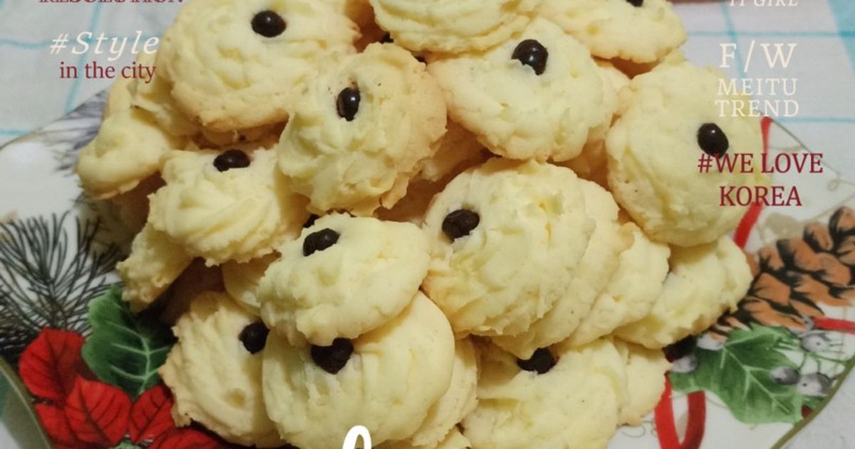 Resep Kue Semprit Maizena (3 Bahan) oleh Onna Indriyani - Cookpad
