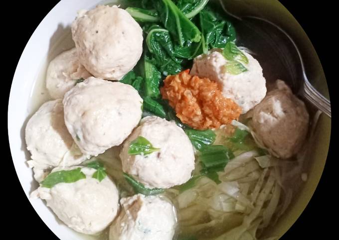 Resep Bakso sehat untuk diet lagi oleh Lutfiana - Cookpad