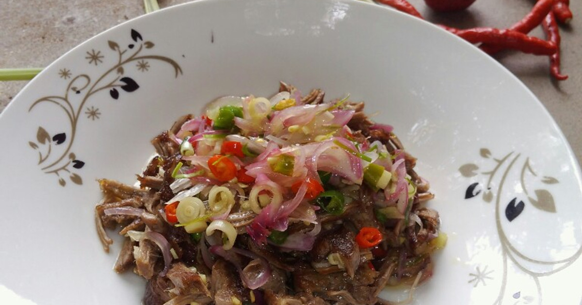 Resep Daging Suwir Sambal Matah Gampil oleh Raihan Rusli - Cookpad