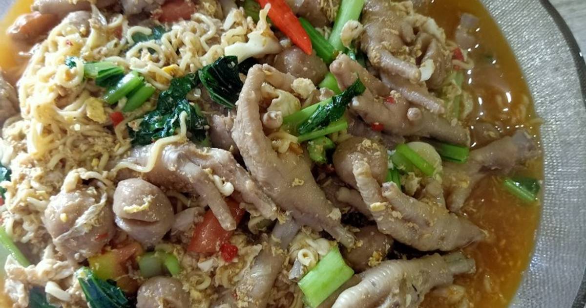 Resep Seblak ceker mie goreng oleh Viyans - Cookpad