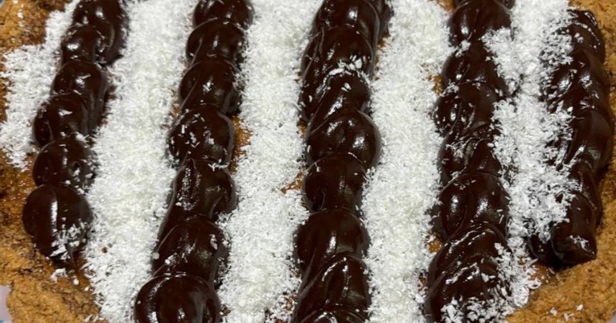 Tarta de coco con flan de dulce de leche Receta de Kele- Cookpad