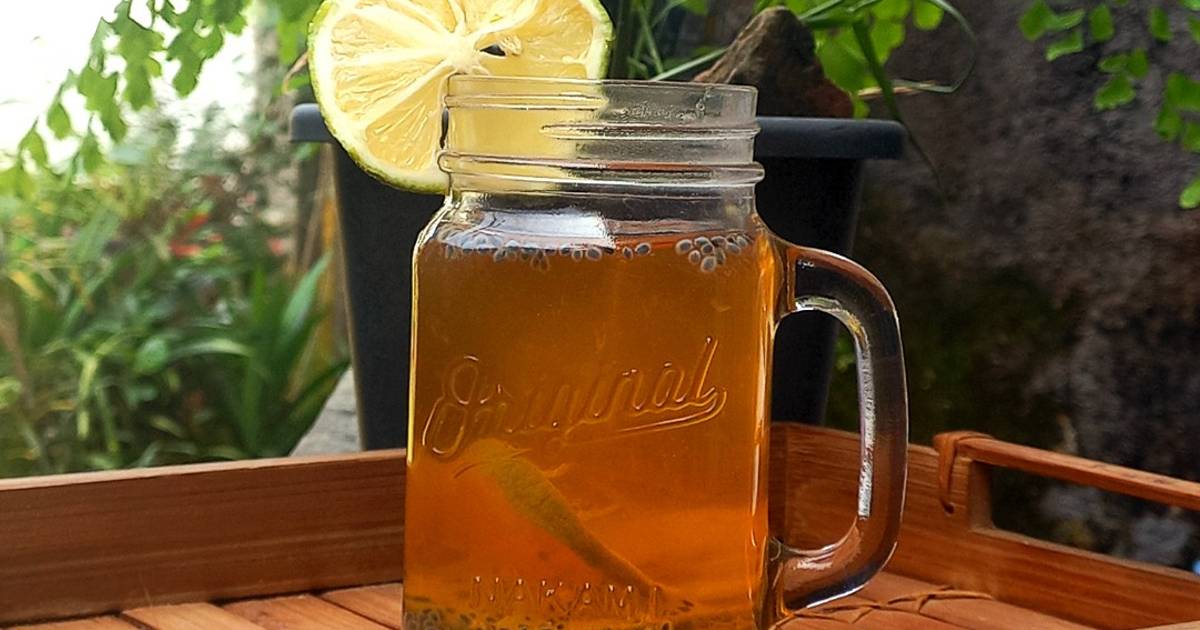 Resep Teh Lemon Selasih oleh A - Cookpad