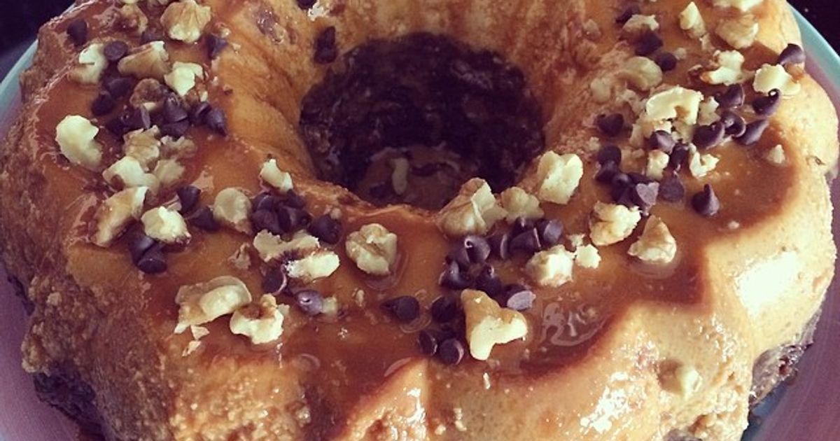 Chocoflan Recipe by Lorena Quiñones Jr. - Cookpad