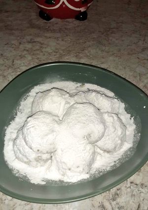 Kourabiedes (Greek Almond Shortbread Cookies) Recipe By 🦋δήμητρακ