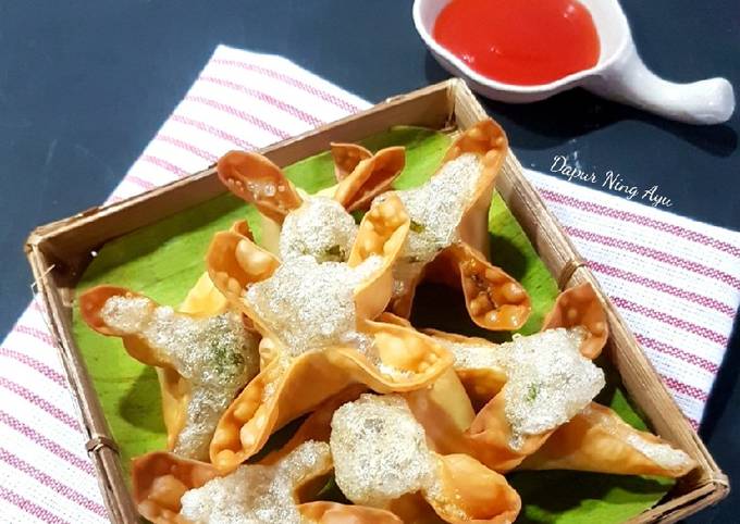 Resep 210. Pangsit Goreng isi Aci oleh Dapur Ning Ayu - Cookpad