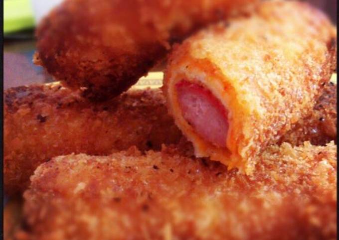 Resep Sandwich Goreng Isi Sosis oleh Dieniel M - Cookpad