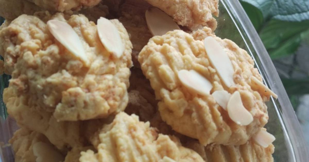 648 resep kue kering topping almond enak dan mudah - Cookpad