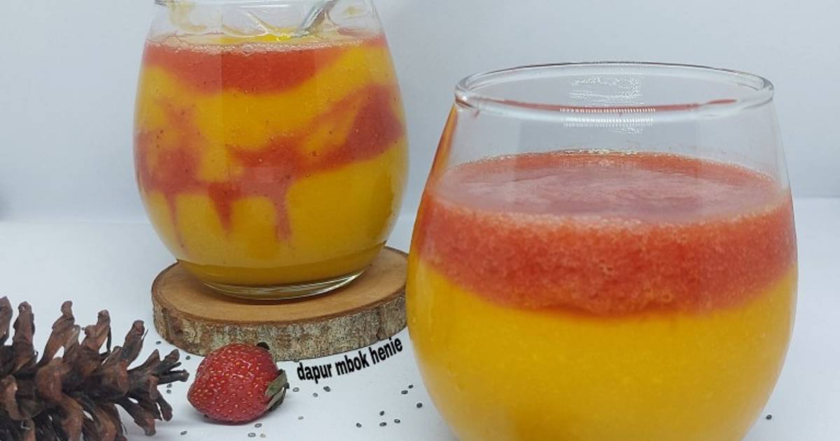 Resep Jus Stroberi Mangga oleh Henie Wied - Cookpad