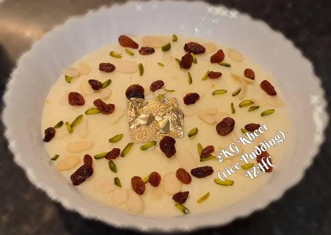 🍚2kg Kheer🍚 Rice Pudding Recipe By Irum Zaidi Home Cooking Cookpad