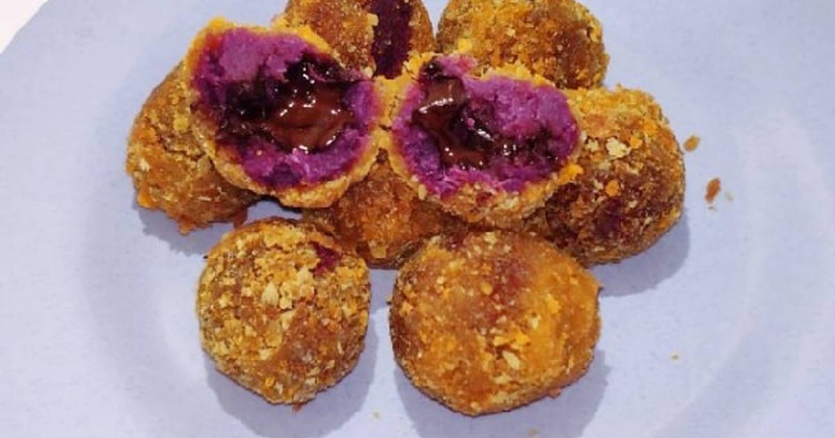 1.042 resep bola bola ubi ungu enak dan sederhana ala rumahan - Cookpad