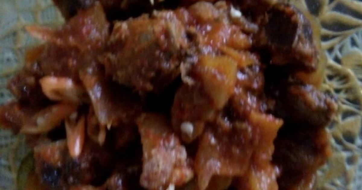 Resep Sambal Goreng Ati Ampela+Kentang Ala Rumahan oleh Amilatul ...