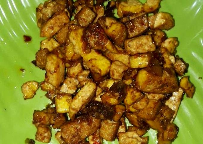 Resep Oreg Kering Tahu Mix Tempe oleh Cucu Indasari - Cookpad