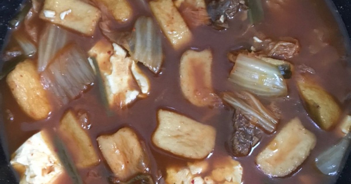 Resep Sup Kimchi Ala Ala oleh Septia Andini - Cookpad