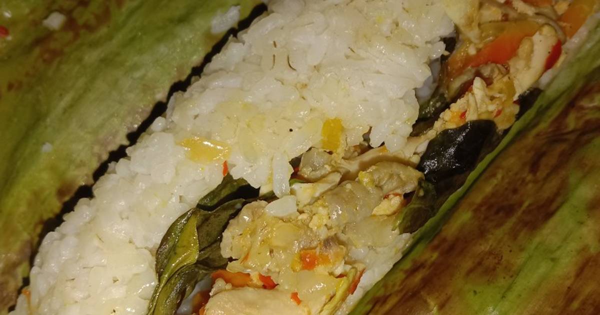 Resep Nasi Bakar Ayam Suir Kemangi Oleh Ria Puri Carera Cookpad