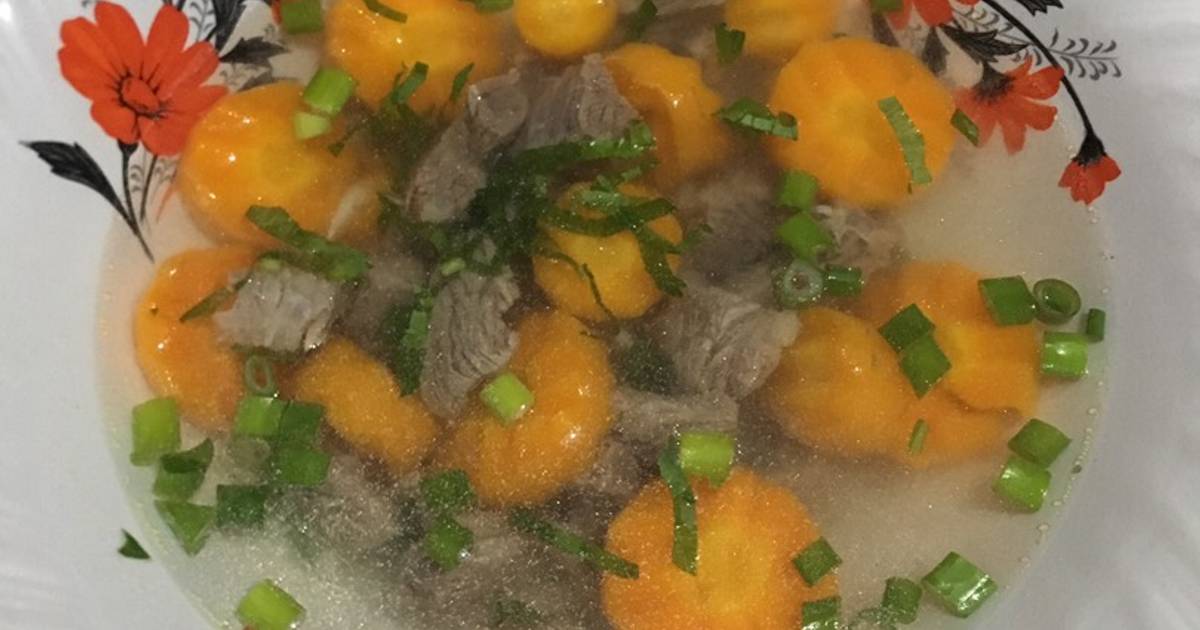 Resep Sup Sapi Wortel oleh iti Resti Nsh - Cookpad