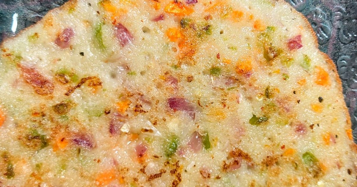 Vegetables Rava Uttapam Recipe by Honey Sehtya - Cookpad