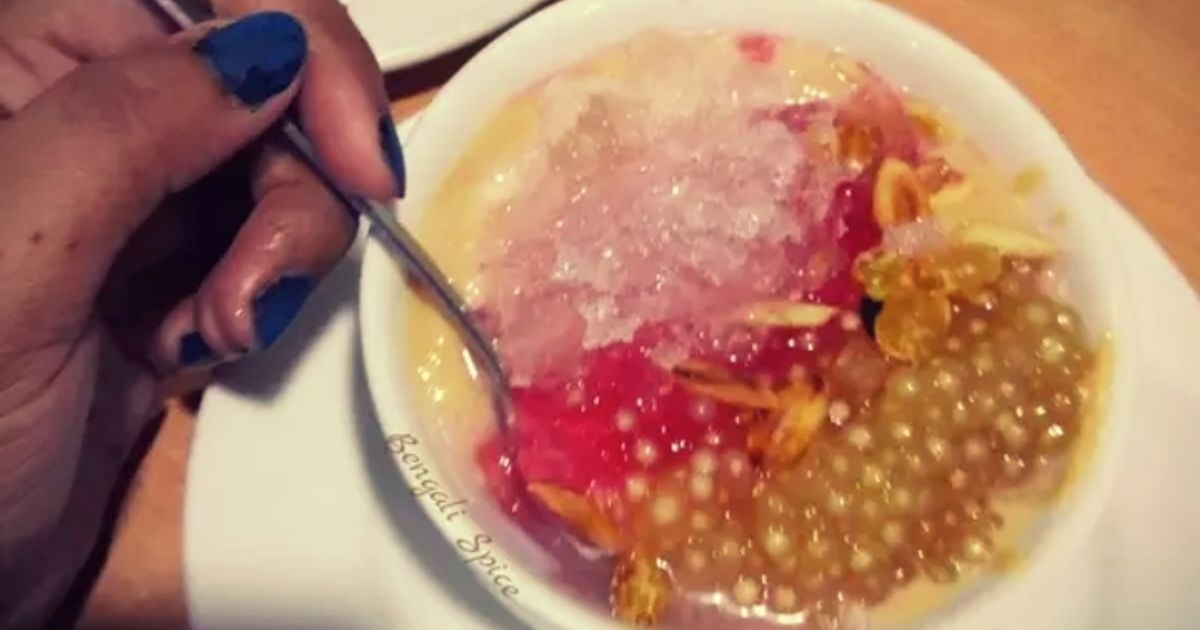 Bengali Restaurant Style Falooda/Falooda (Dessert) Recipe 🍜 Recipe by ...