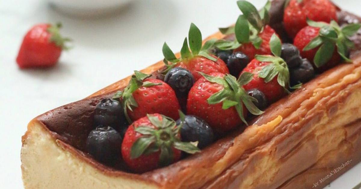 Resep Basque Burnt Cheesecake oleh Moona's Kitchen - Cookpad