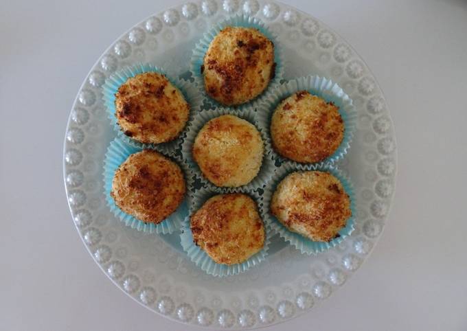 Bolinhos de coco saudáveis Receita por Prato Caseiro - Cookpad