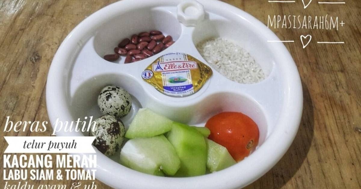 267 resep mpasi tomat 6 bulan pakai beras enak dan mudah - Cookpad
