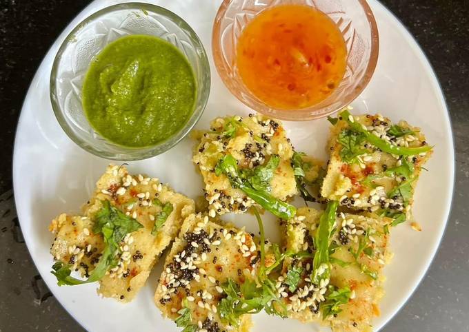 Jowar Ka Dhokla Gluten Free Recipe By Alka Bhandari Cookpad