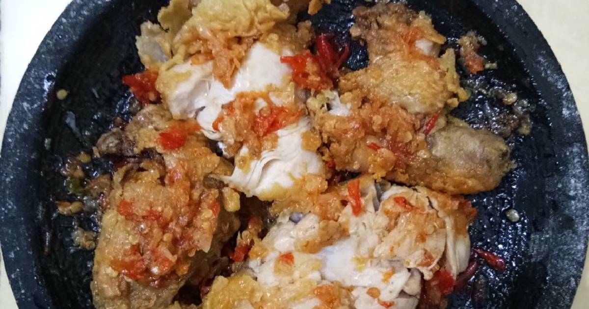 Resep Ayam Geprek Sambel Korek oleh dona - Cookpad
