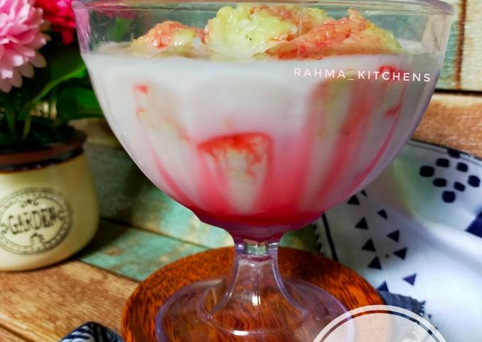 Resep Es Susu Tape Ketan 🇮🇩"Merah Putih"🇮🇩 oleh Rahma_Bunda Radit ...