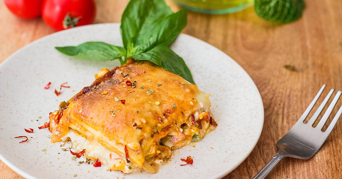 Paneer Lasagna Recipe by Chandrima Sarkar - Cookpad