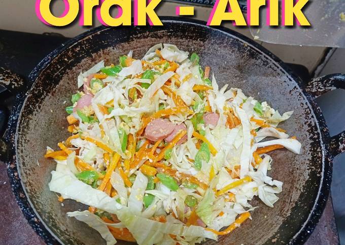 Resep Orak-arik Wortel Buncis Kubis Sosis oleh Amasai Delaya - Cookpad