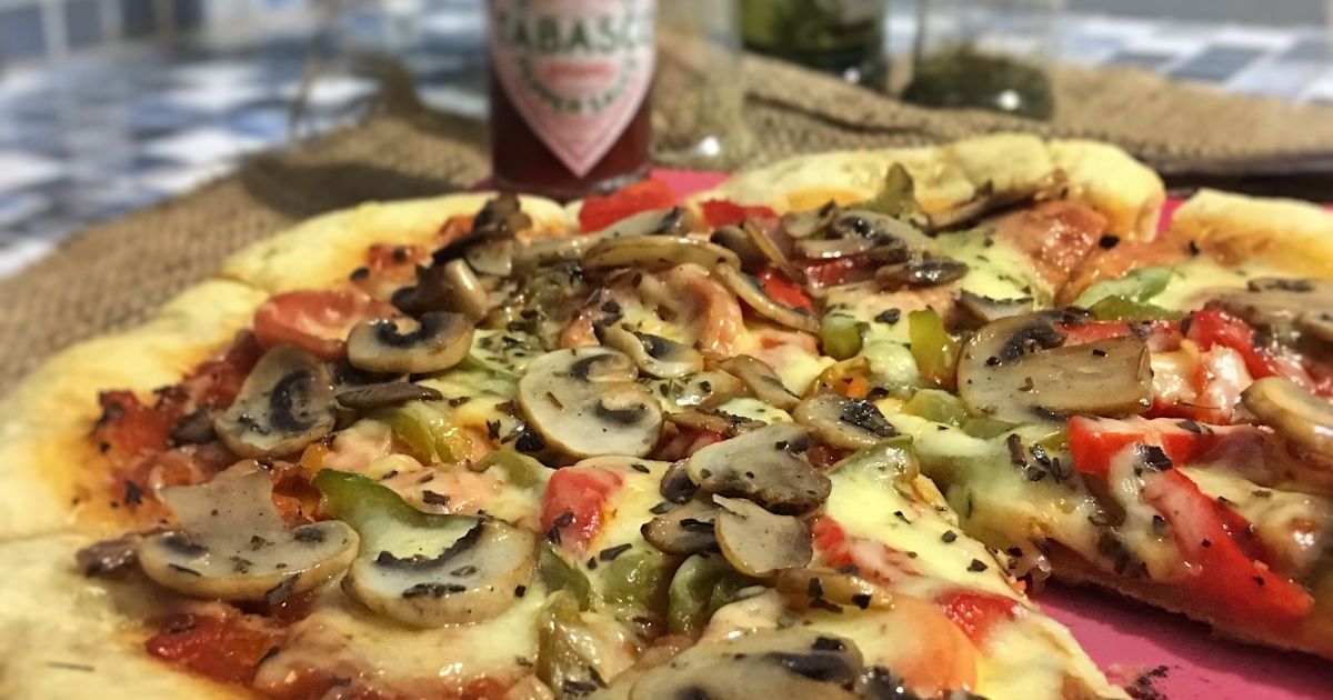 Resep Cheesy Bites Supreme Pizza Teflon oleh Blackpang's Kitchen - Cookpad
