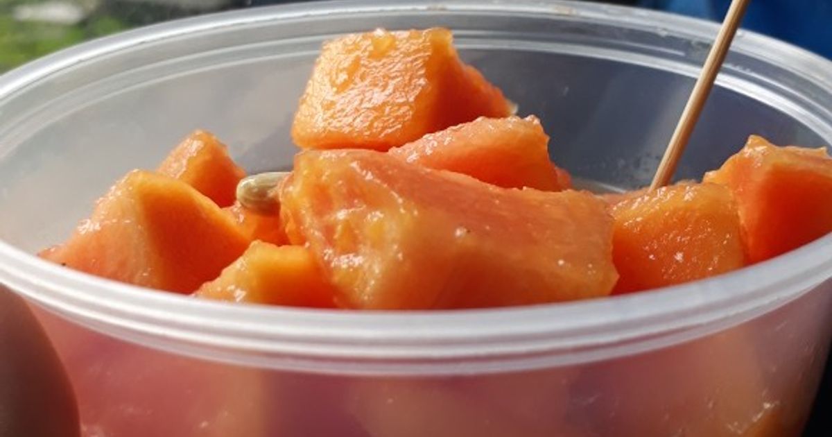 Resep Pepaya Potong Jeruk Peras oleh Bhilda - Cookpad