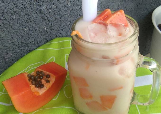 Resep Es Pepaya oleh Nelly Saputri Zalukhu - Cookpad