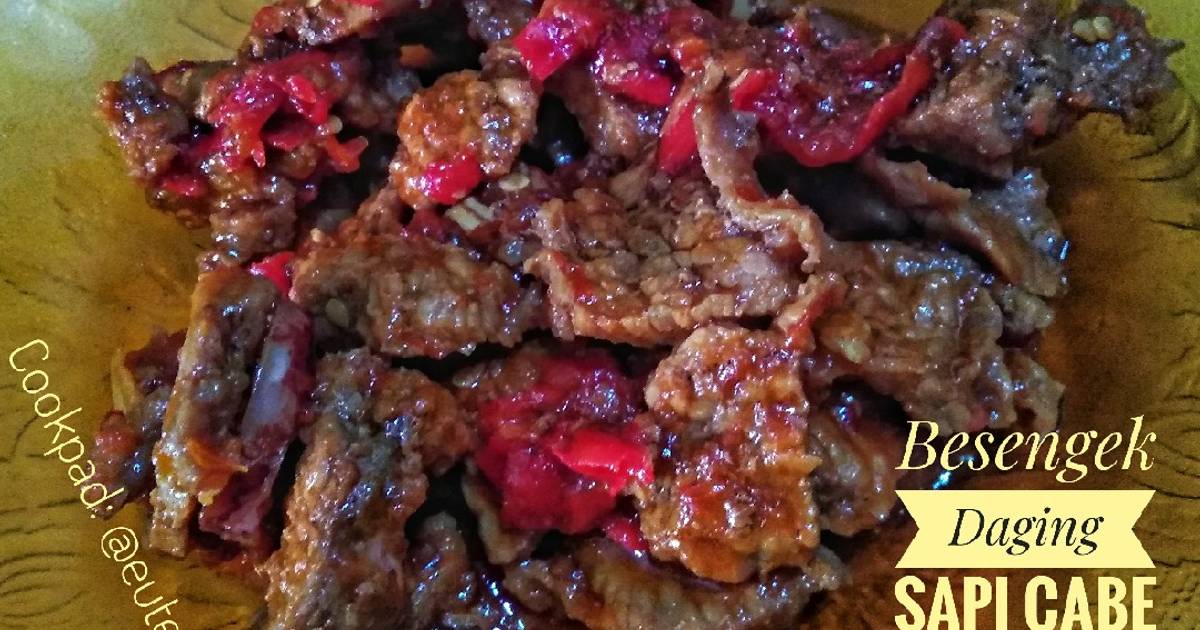 Resep Besengek daging sapi cabe merah oleh Euteuk_st - Cookpad