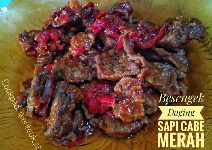 Resep Besengek daging sapi cabe merah oleh Euteuk_st - Cookpad