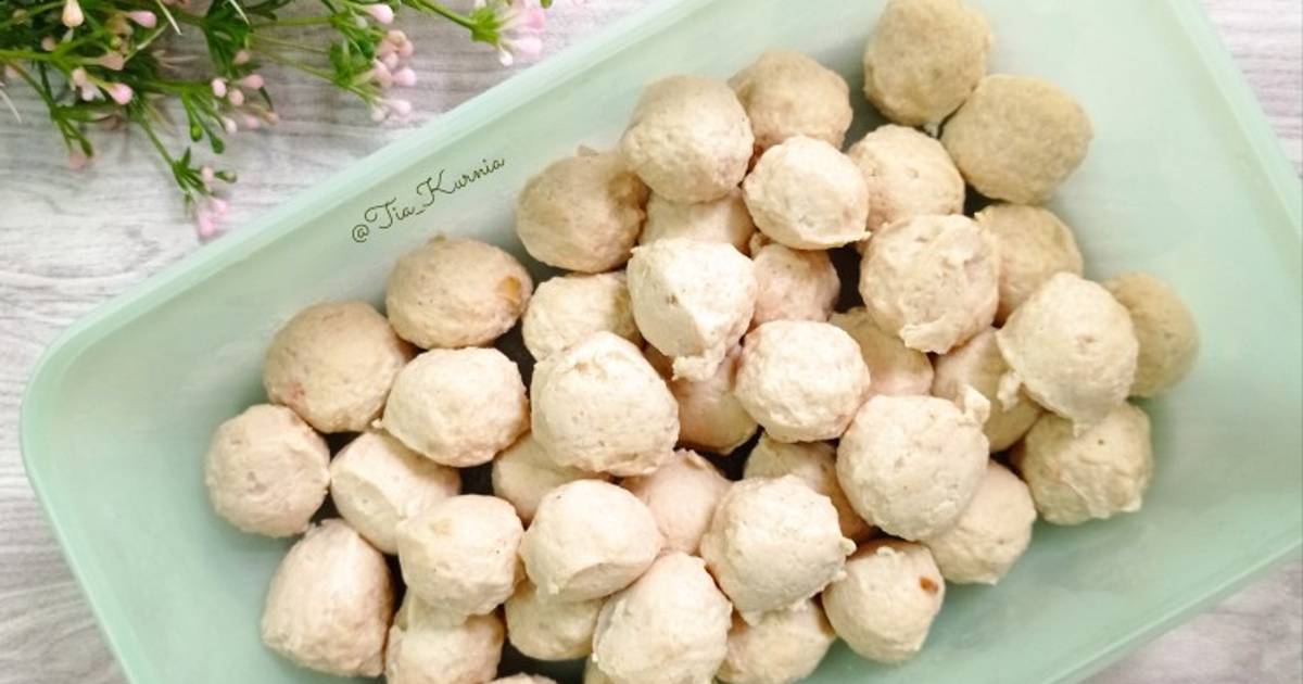 Resep Bakso Ayam oleh tia kurnia - Cookpad