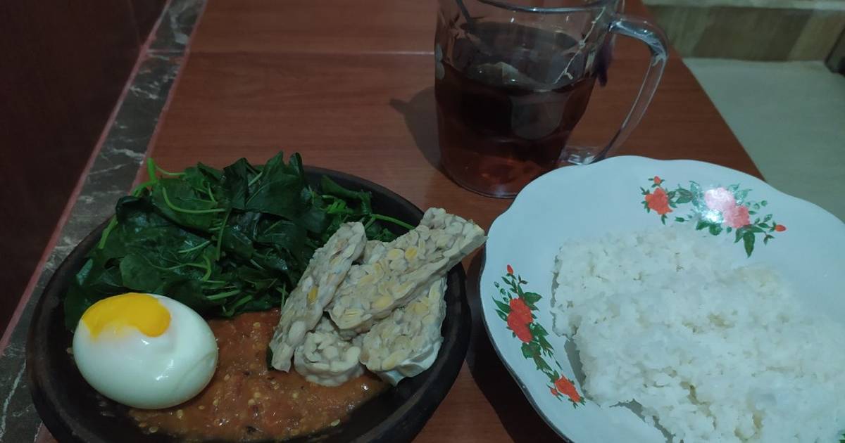 347 resep sambal bayam rebus enak dan mudah - Cookpad