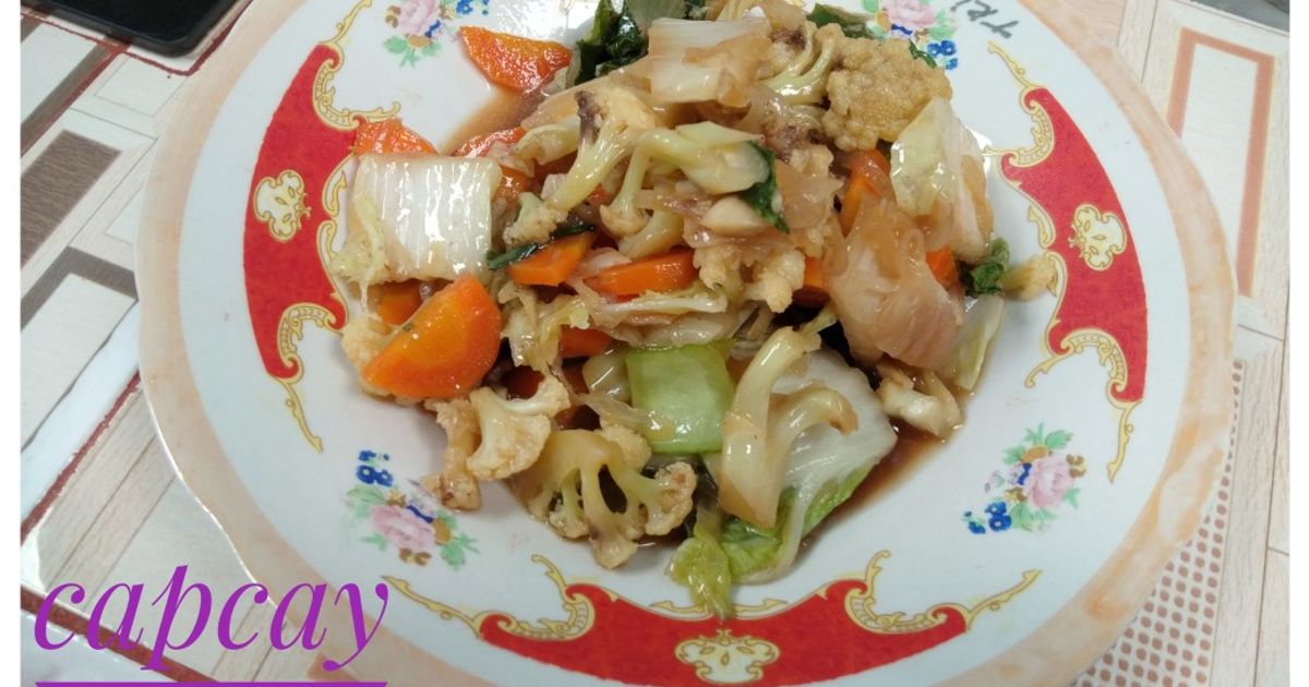 Resep Capcay Goreng oleh Lupa Diet - Cookpad