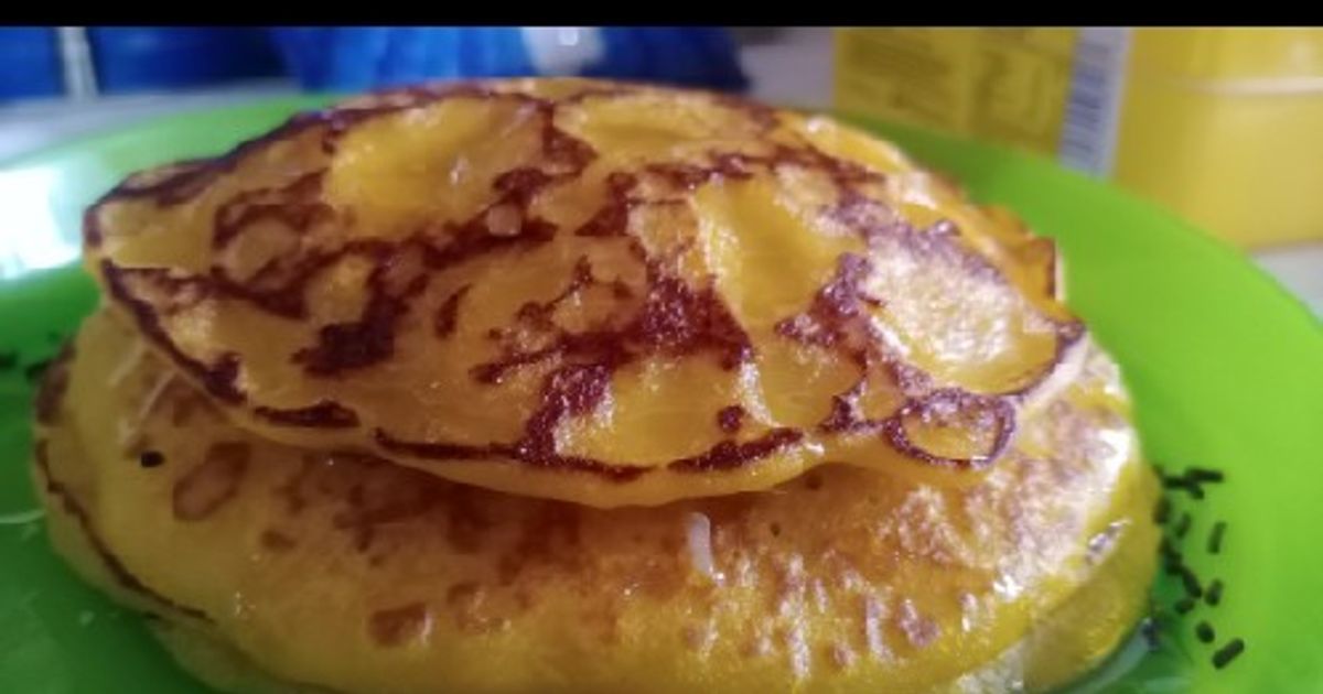 Resep #028 Pancake Labu Kuning oleh Ratih Anita Dewi - Cookpad