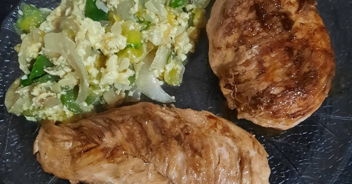 Pollo revuelto zapallitos - 43 recetas caseras- Cookpad