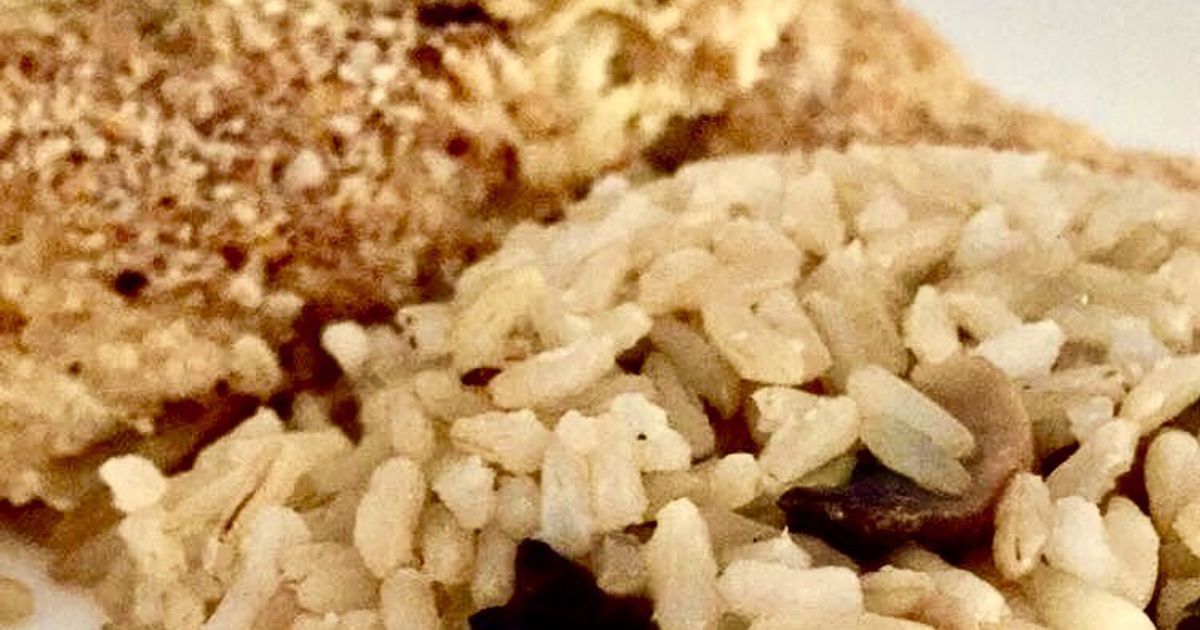 Filete De Pescado Apanado Fit Con Arroz De Champiñones Receta de Lina M ...