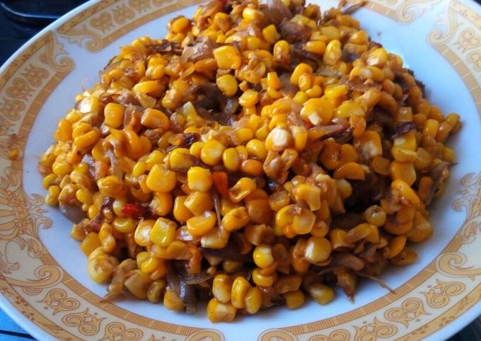 Resep Sambal jagung manis oleh niputusrihandayani - Cookpad