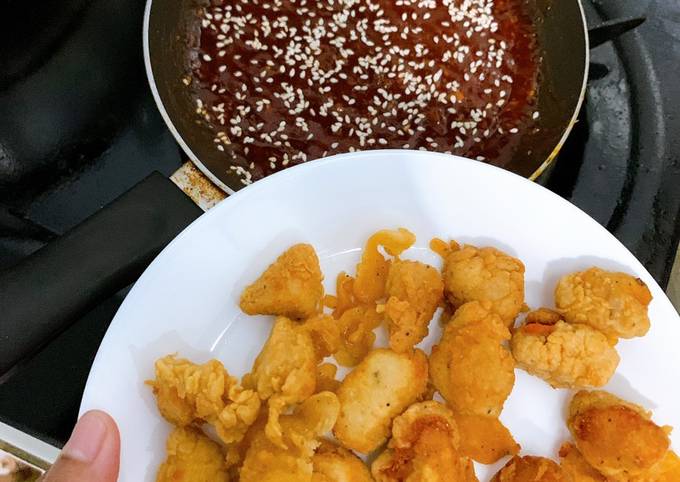 Resep 16. Chicken Pop Korea oleh Denty Ratna Sary - Cookpad
