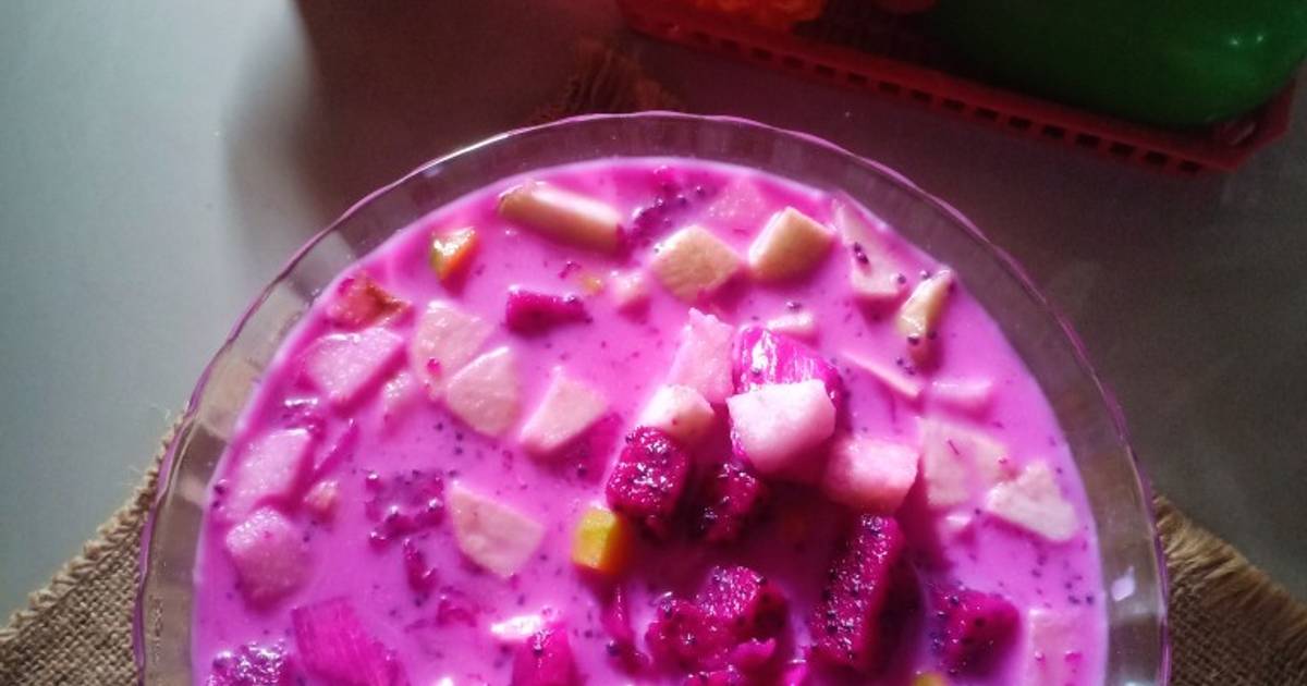 Resep Es Naga Pink oleh Asmi - Cookpad