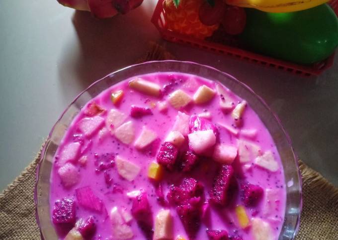 Resep Es Naga Pink oleh Asmi - Cookpad